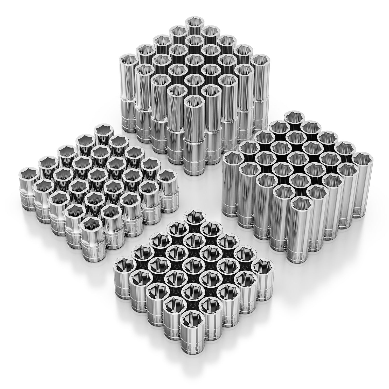 100pc 10mm Chrome Socket Set | Professional Grade | Olsa Tools – Olsa ...