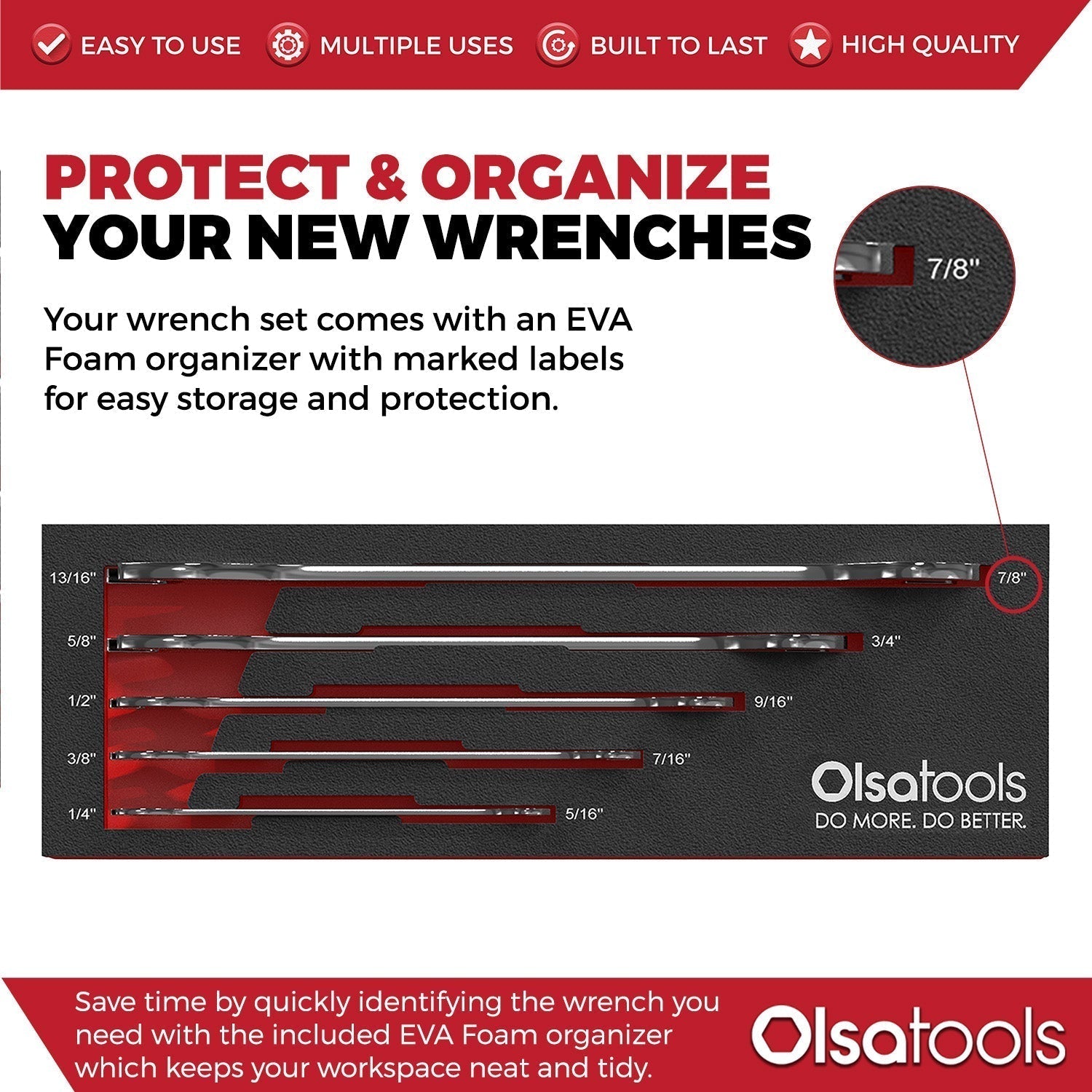 Slim Profile Wrench Set | Olsa Tools | Olsa Tools Canada