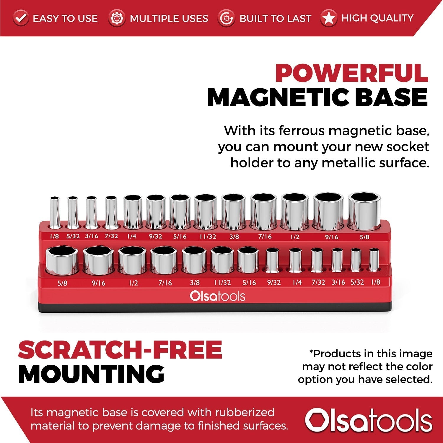 2-Row Magnetic Socket Holder | #1 Top Rated Socket Organizer – Olsa ...