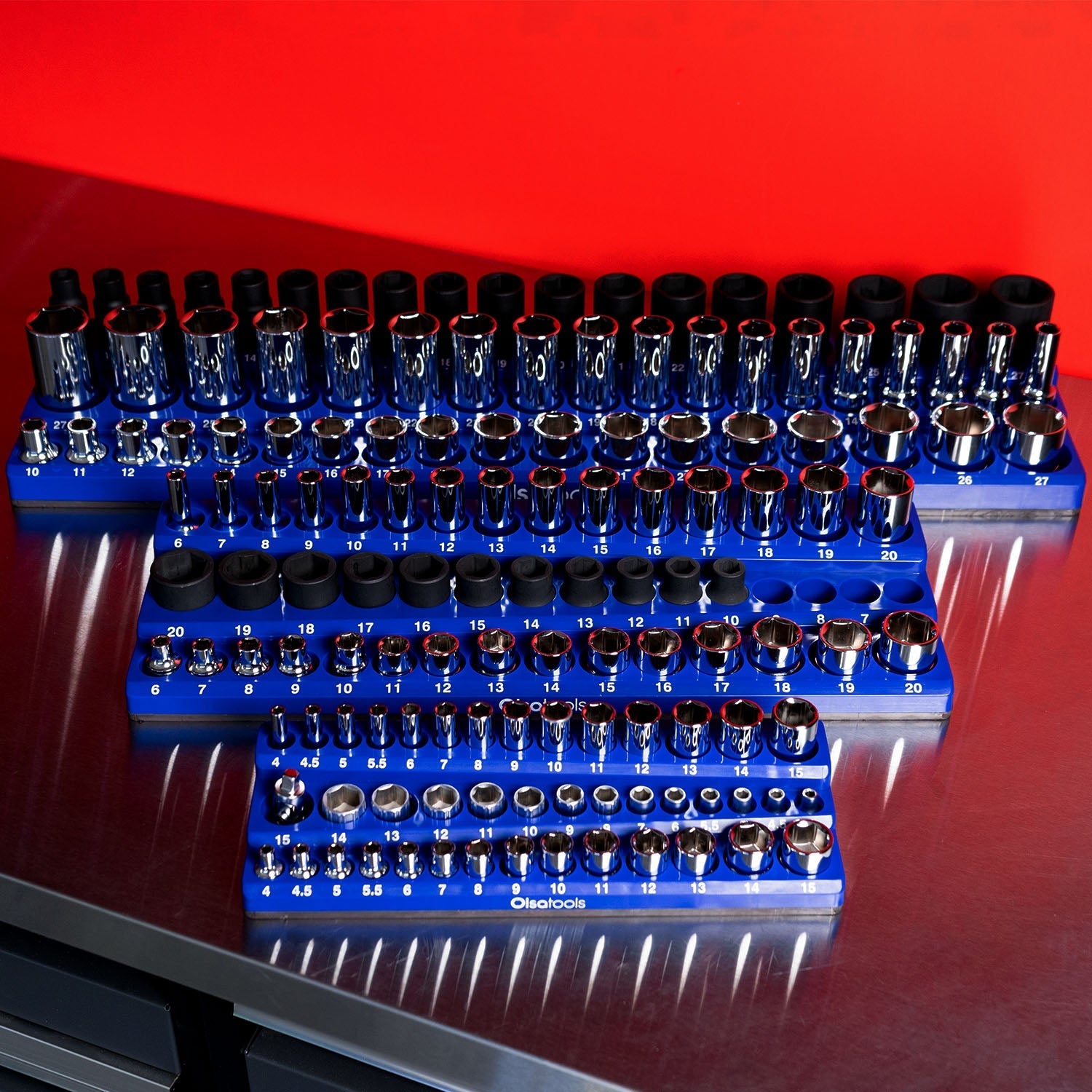 3-Row Magnetic Socket Holder | Designed in Canada | Olsa Tools – Olsa ...